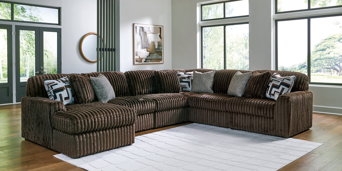Midnight-Madness 6-Piece Sectional with Chaise
